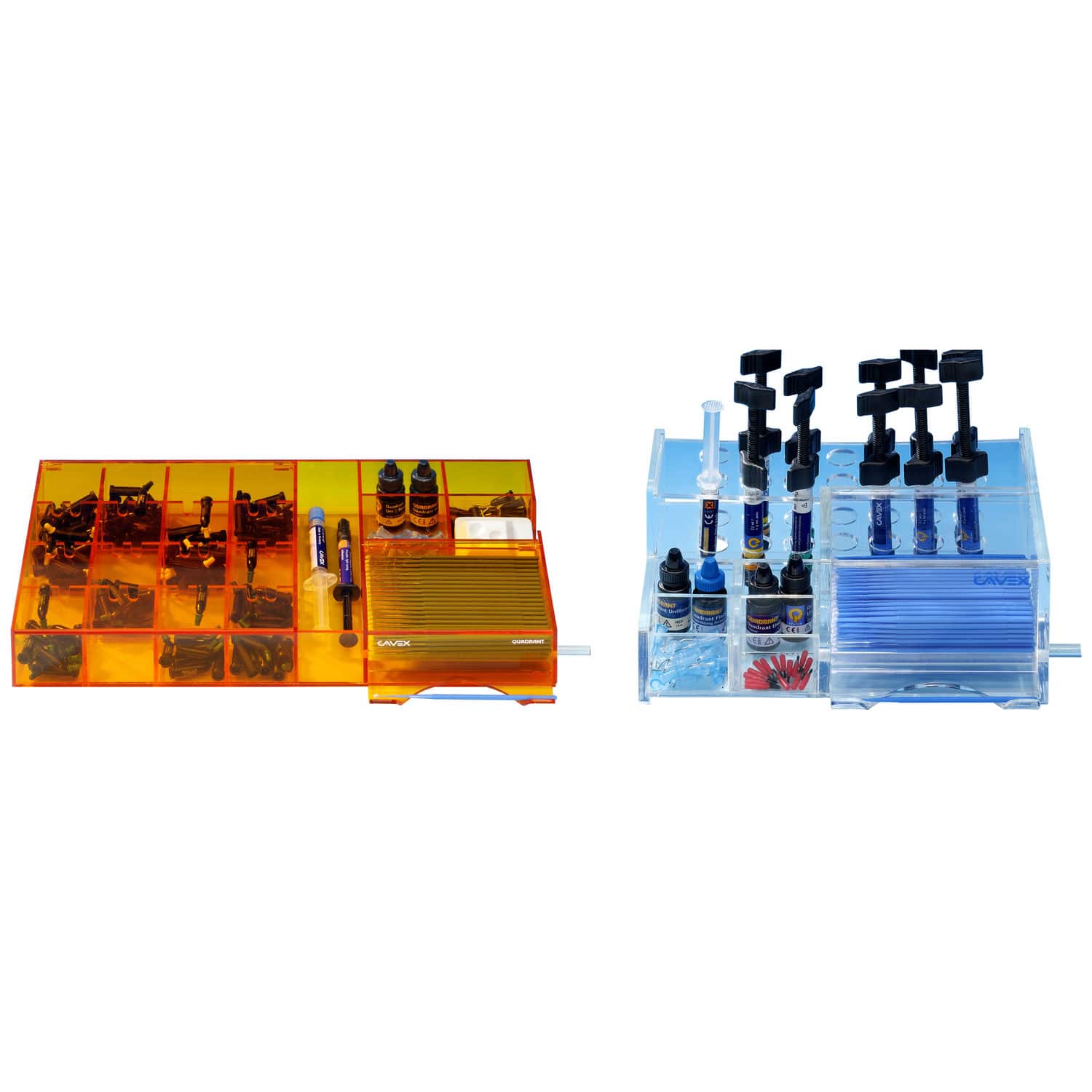 Rack per siringhe odontoiatriche - Cavex Quadrant Q-Systemisers - Cavex ...