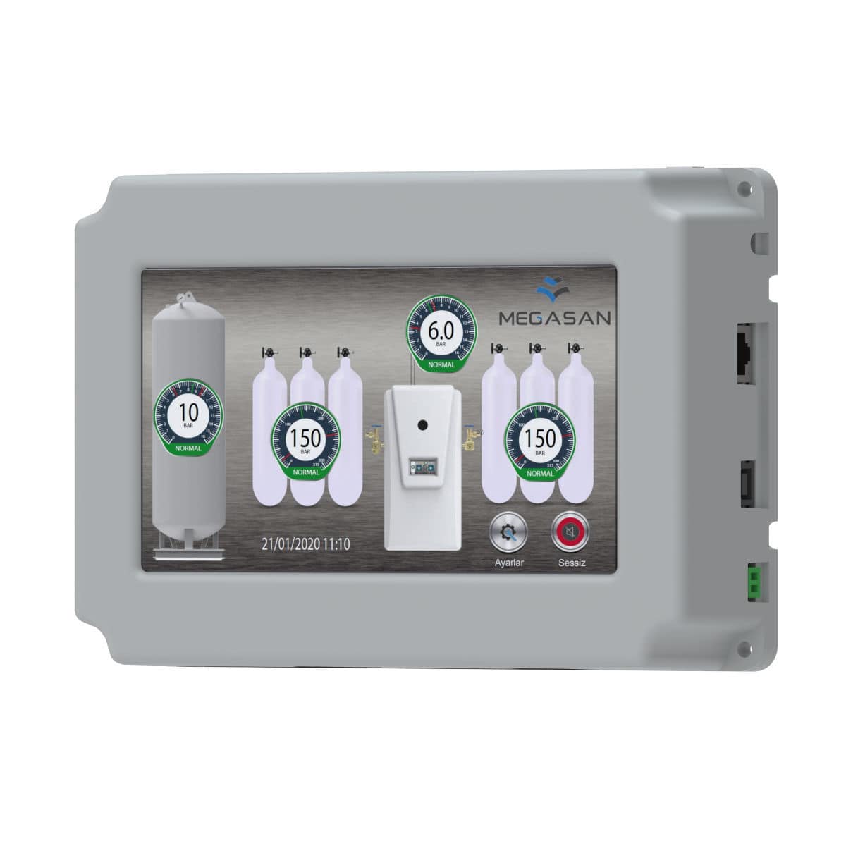 Sistema di allarme per gas medicali - MG-GAL - Megasan Medical Gas Systems