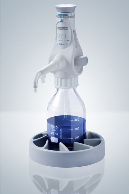 Dispensatore su flacone da laboratorio - ceramus® - Hirschmann - a ...