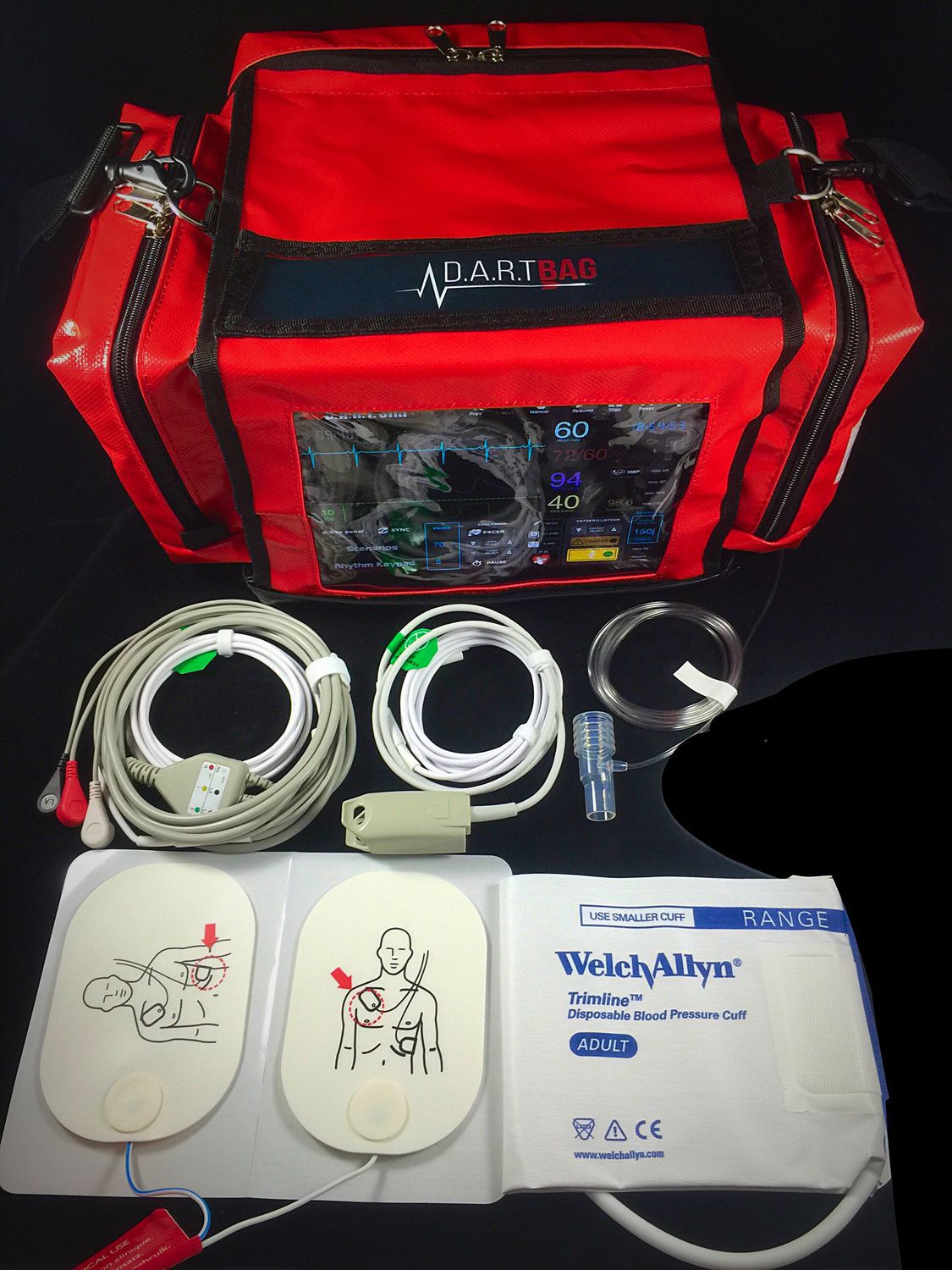 Borsa per traumatologia - DART Sim ECG Simulator - per defibrillatori
