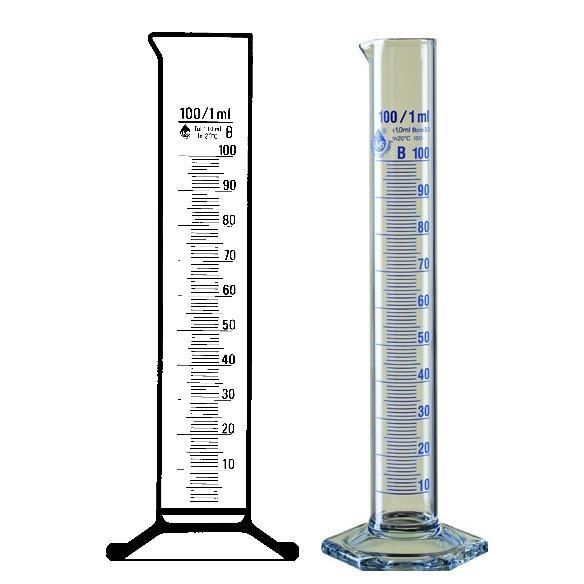 Cilindro graduato in vetro - LMS 613212 series - Boeckel Co (GmbH Co.) KG