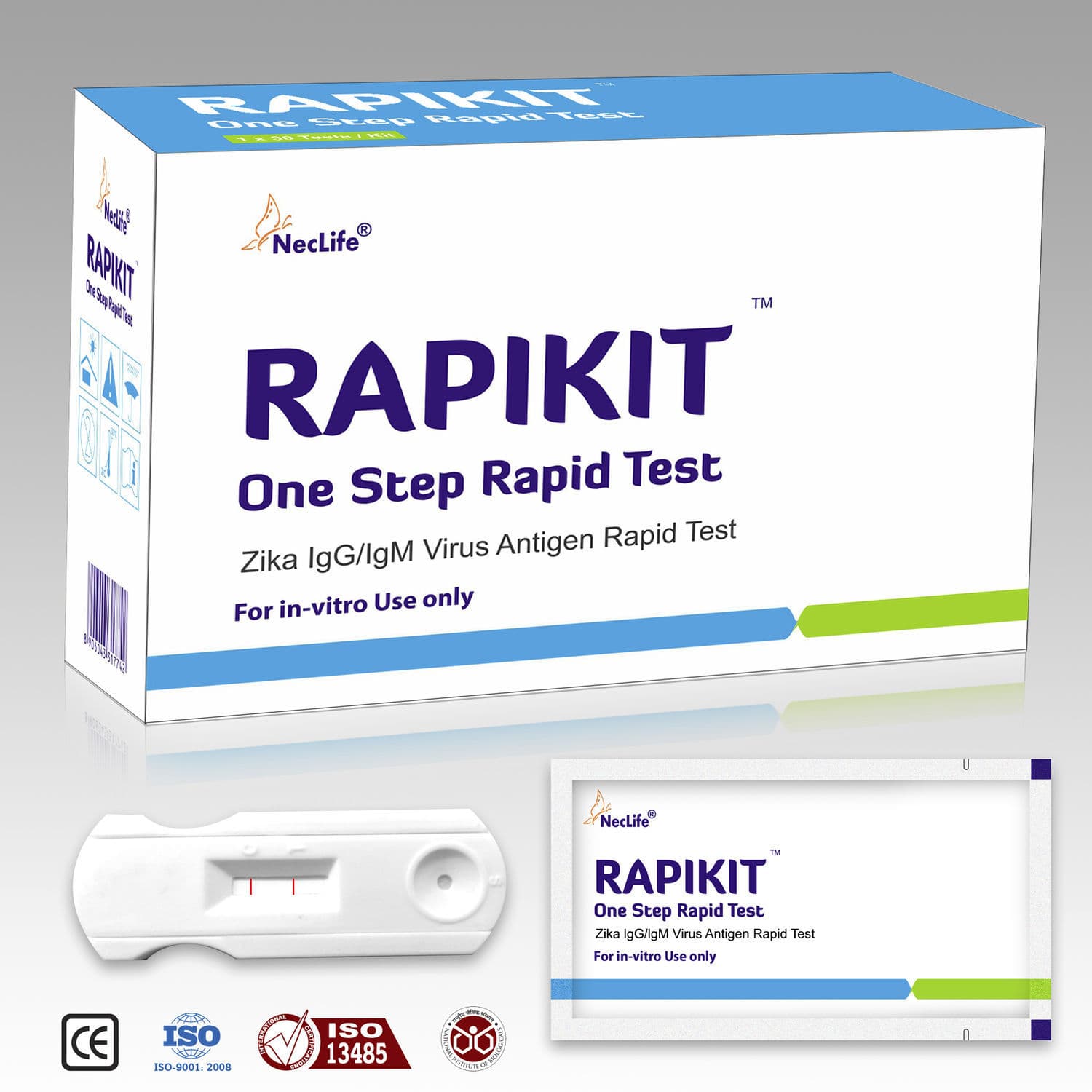 Test rapido del virus Zika - Nectar Lifesciences - virale