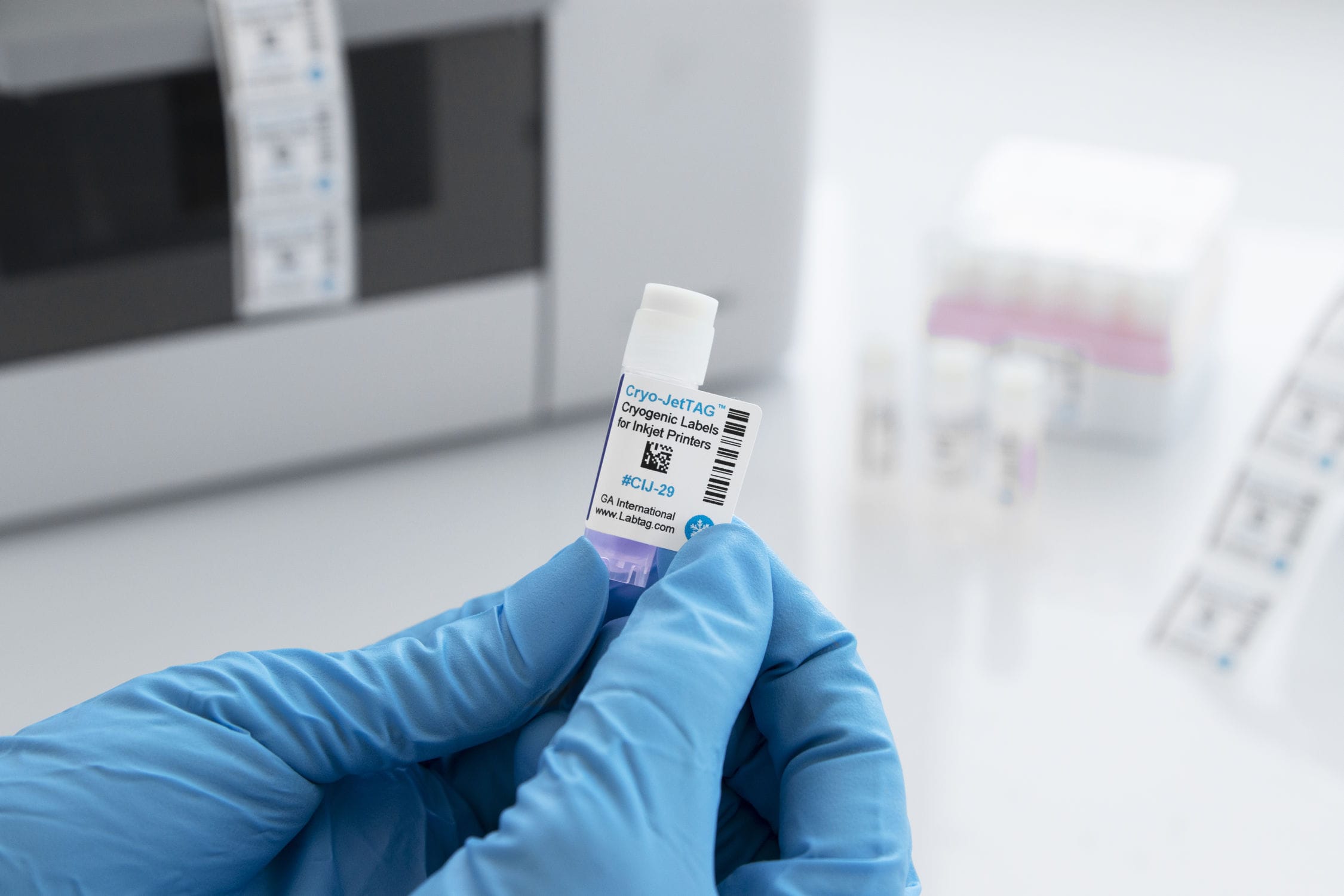 Etichetta per provette criogeniche - Cryo-JetTAG™ - GA International ...