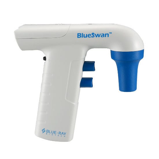 Pipettatore a batteria - BlueSwan - Blue-Ray Biotech - meccanico