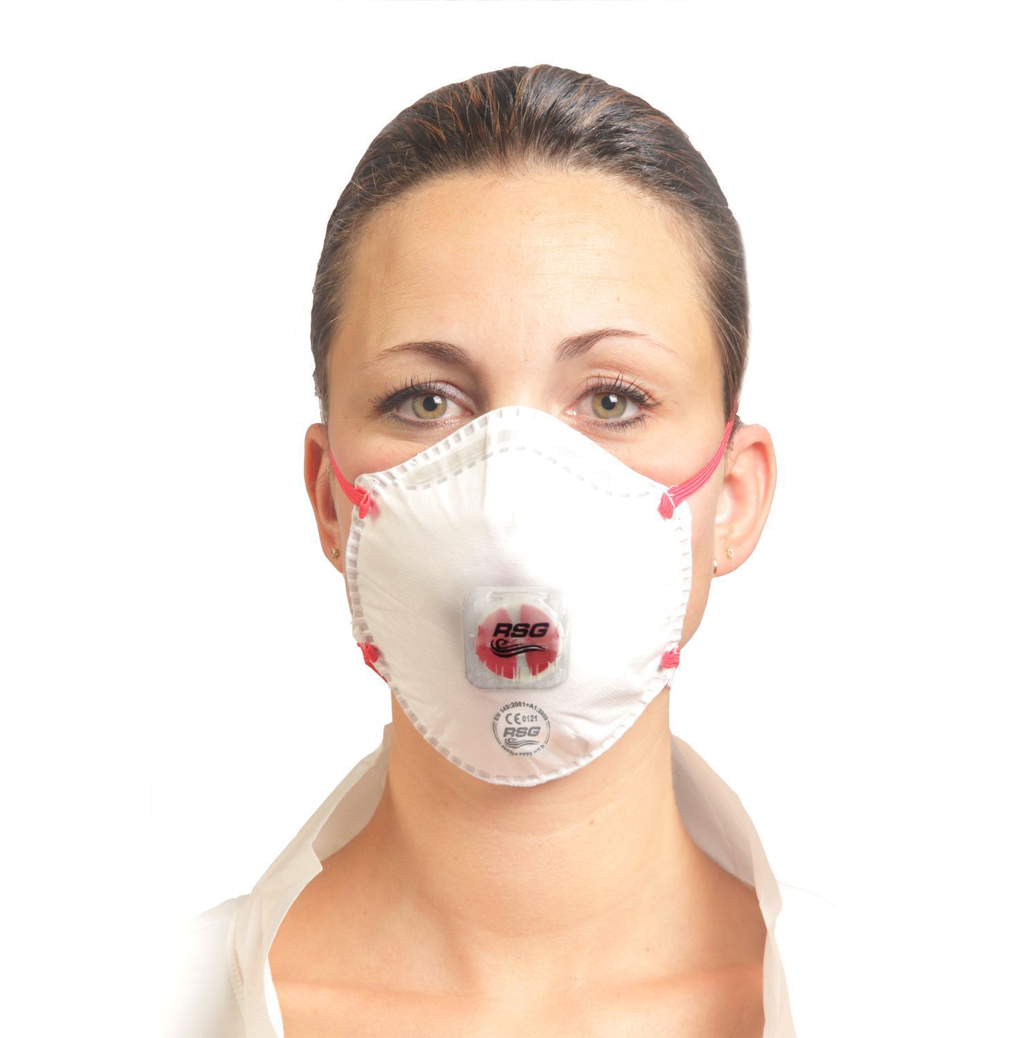 Mascherina FFP2 - C NR D - RSG Safety - senza lattice / con valvola di espirazione / a coppa