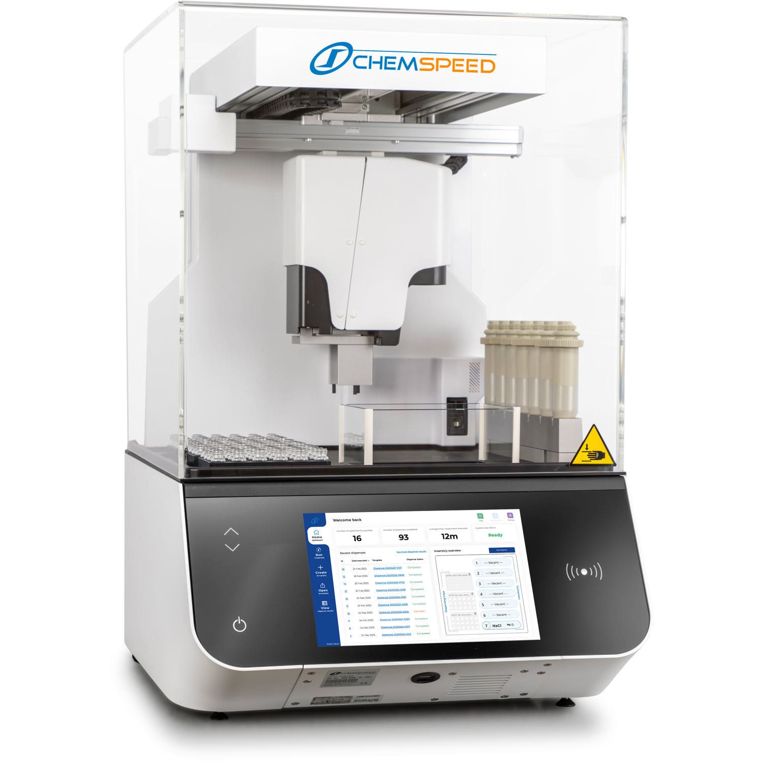 Sistema di preparazione dei campioni interamente automatizzato - Crystal POWDERDOSE - Chemspeed ...