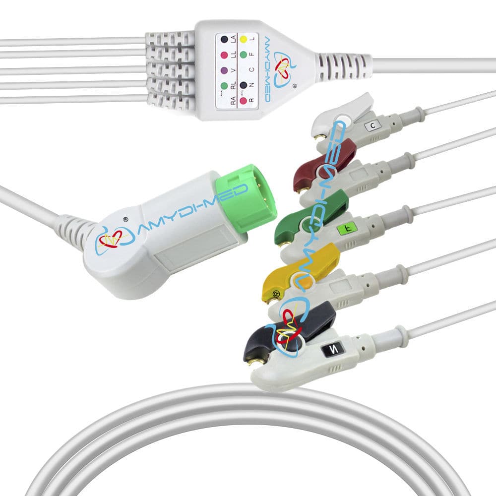 Cavo ECG - AMD-EG-VC0004-II - Shenzhen Amydi-med Electronics Tech