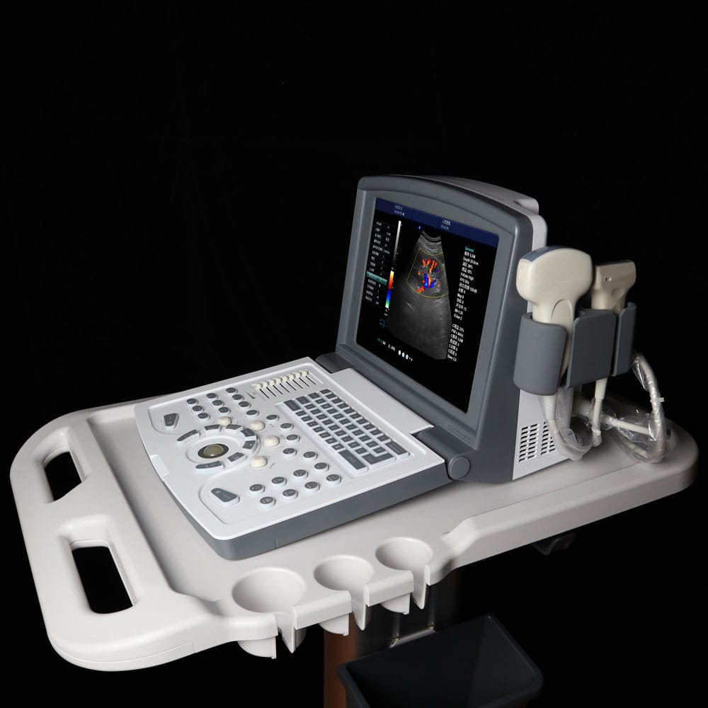 Ecografo portatile con carrello - MDK-680 - Mianyang United Ultrasound ...
