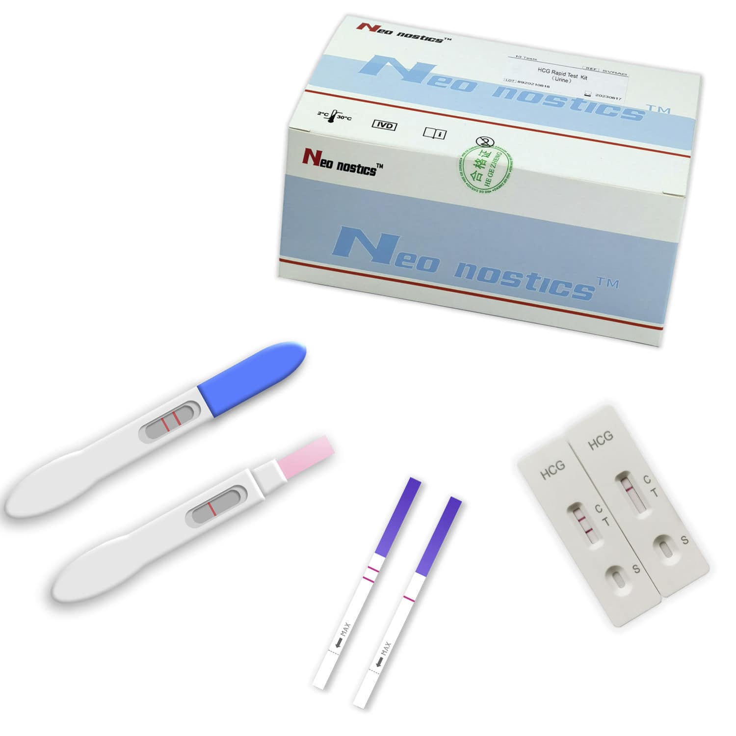 Kit di test di gravidanza - HCG0034 - Neo-nostics - di HCG / di urina ...