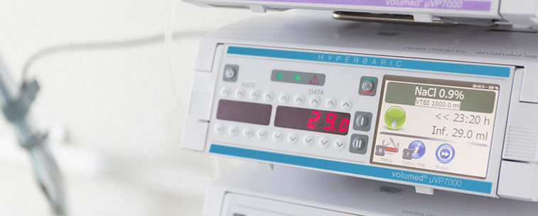 Pompa di perfusione a 1 via - Syramed®µSP6000 Chroma - Arcomed AG ...