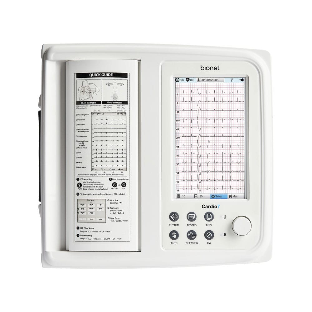 Elettrocardiografo da riposo - Cardio7e - Bionet - 6 canali / digitale ...
