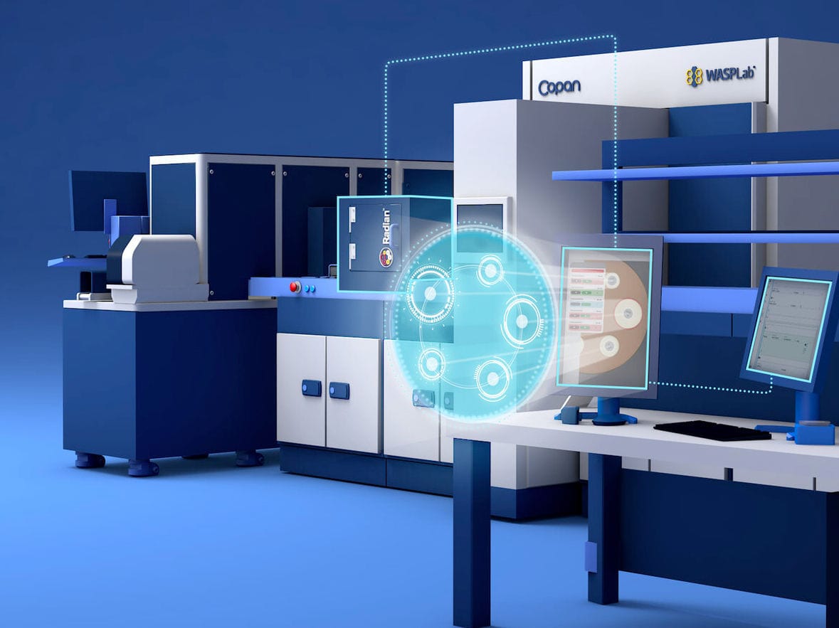 Sistema di automazione di laboratorio per manipolazione di liquidi - Radian® - Copan Italia ...