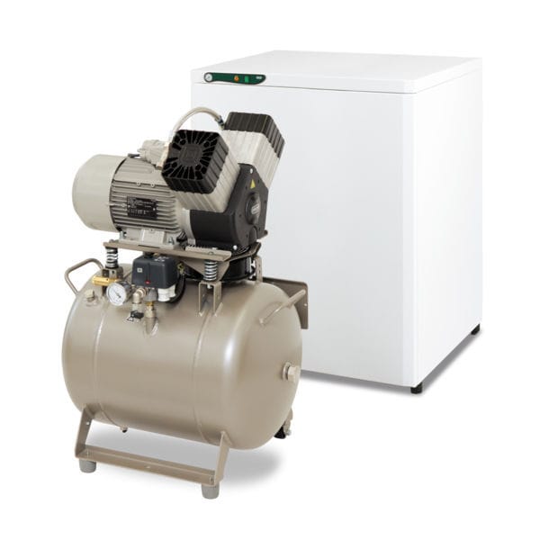 Compressore d'aria da laboratorio - DK50 2V/50 - EKOM spol - a pistone ...