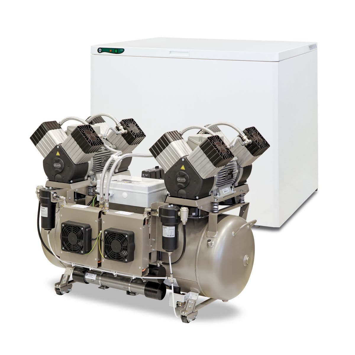 Compressore d'aria da laboratorio - DK50 2X4VR/110 - EKOM spol - a ...