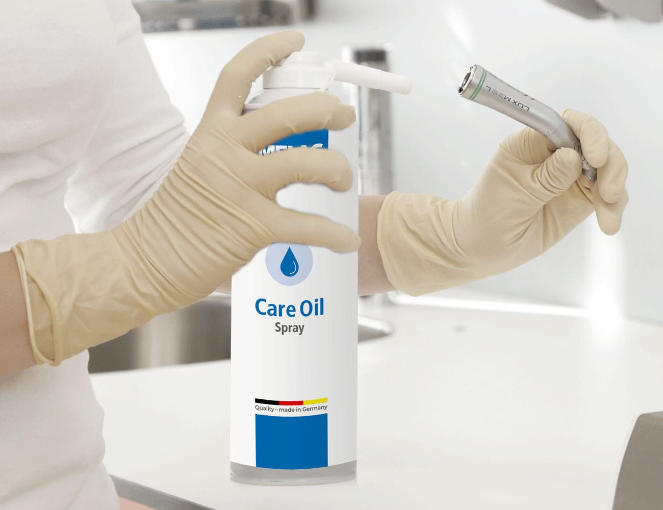 Sistema di lubrificazione per manipolo dentale - Care Oil Spray - MELAG