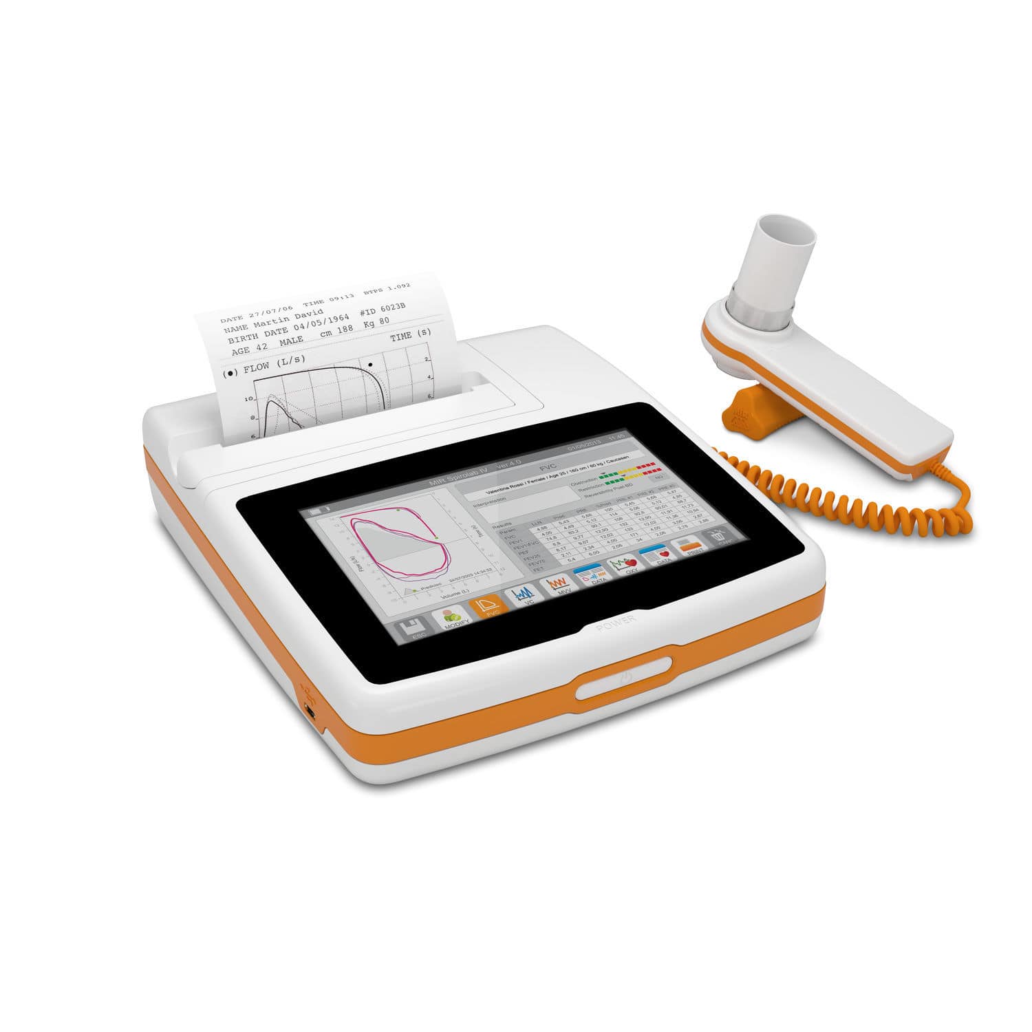 Spirometro elettronico - Spirolab® - MIR - Medical International ...
