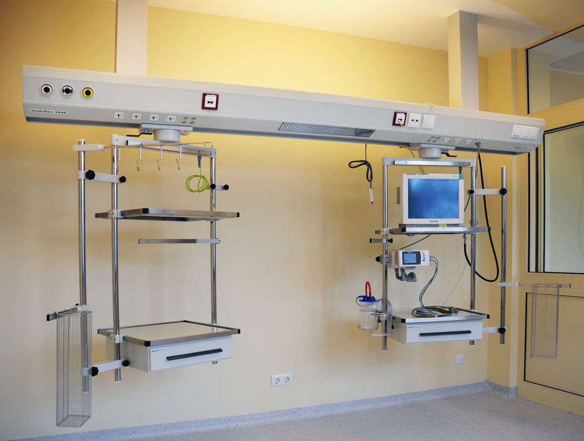 Trave tecnica - moduflex 2500 - Modul technik - a soffitto / per terapia intensiva / ad altezza ...