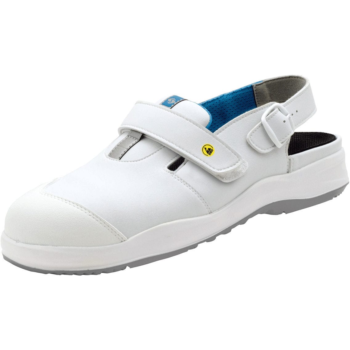 Zoccolo unisex - AACHEN - Schürr Schuhvertrieb - antimicrobico / bianco ...