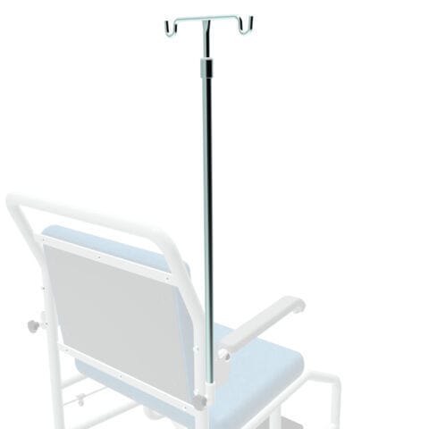 Asta portaflebo per lettino da visita - 8012 - SEERS Medical - 2 ganci ...