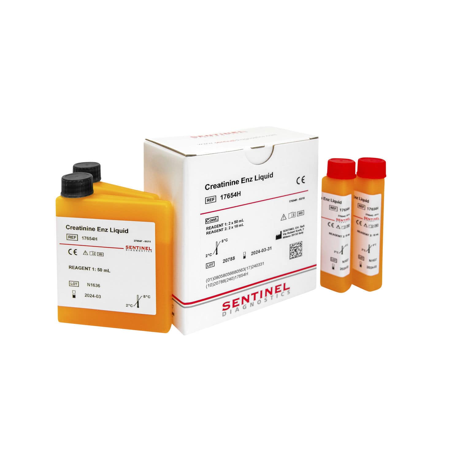 Kit di reagenti di creatinina - 17654H - SENTINEL DIAGNOSTICS - di ... Kit di reagenti di creatinina - 17654H - SENTINEL DIAGNOSTICS - di ...
