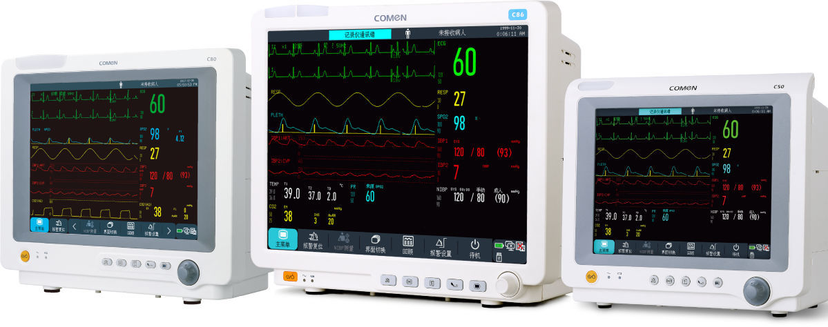 Monitor multiparametrico modulare - C series - Comen - RESP / ECG / TEMP