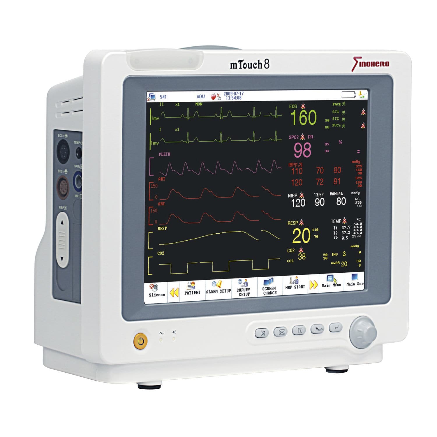 Monitor multiparametrico compatto - mTouch 8 - Sino-Hero - portatile ...