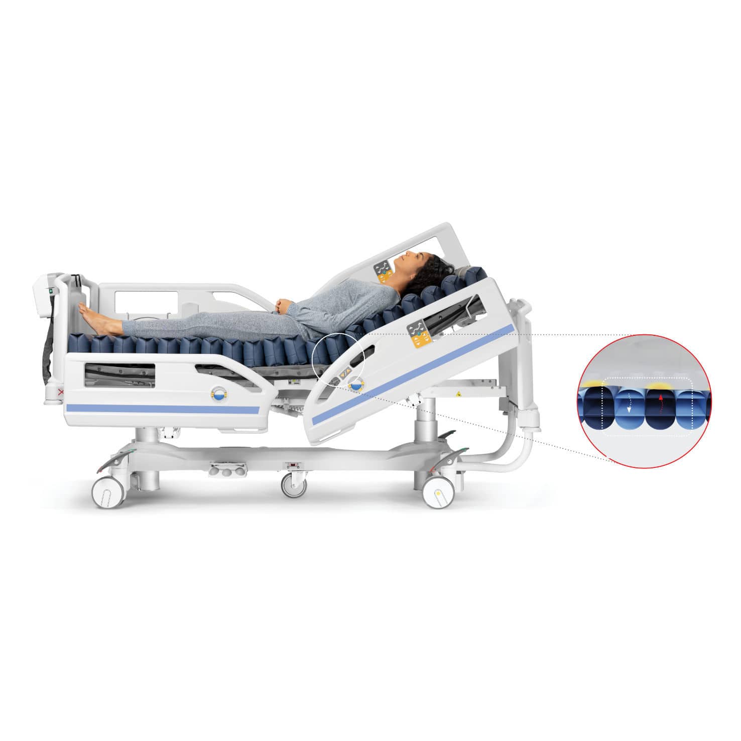 Materasso per letto ospedaliero - Air2Care series - wissner-bosserhoff ...