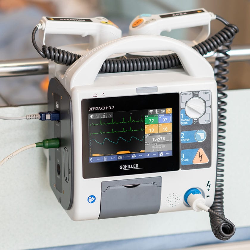 Defibrillatore esterno semiautomatico - DEFIGARD HD-7 - SCHILLER ...