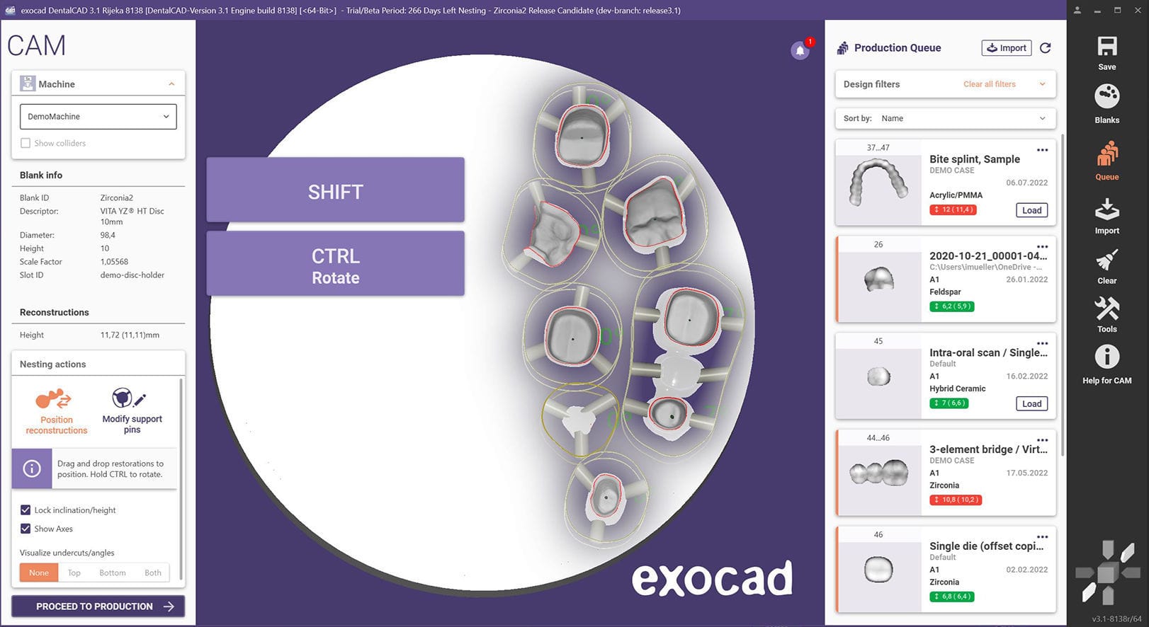 Software di gestione dati - exocam - exocad GmbH - di visualizzazione ...