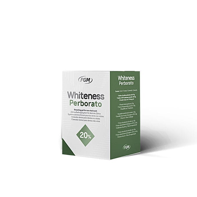 Materiale per sbiancamento dentale - Whiteness Perborato - FGM Dental ...