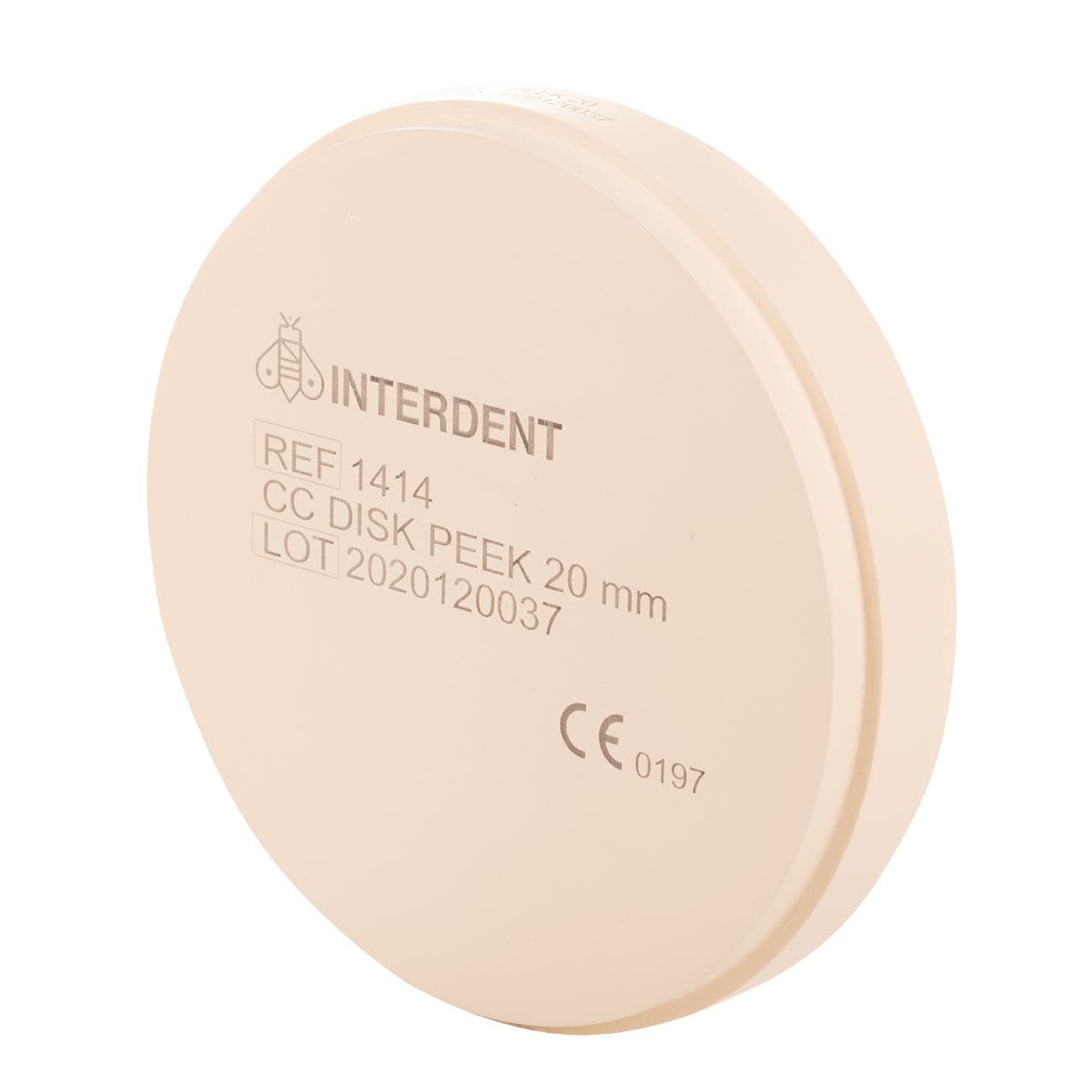 Materiale odontoiatrico in PEEK - CC Disk - Interdent - di fresatura ...