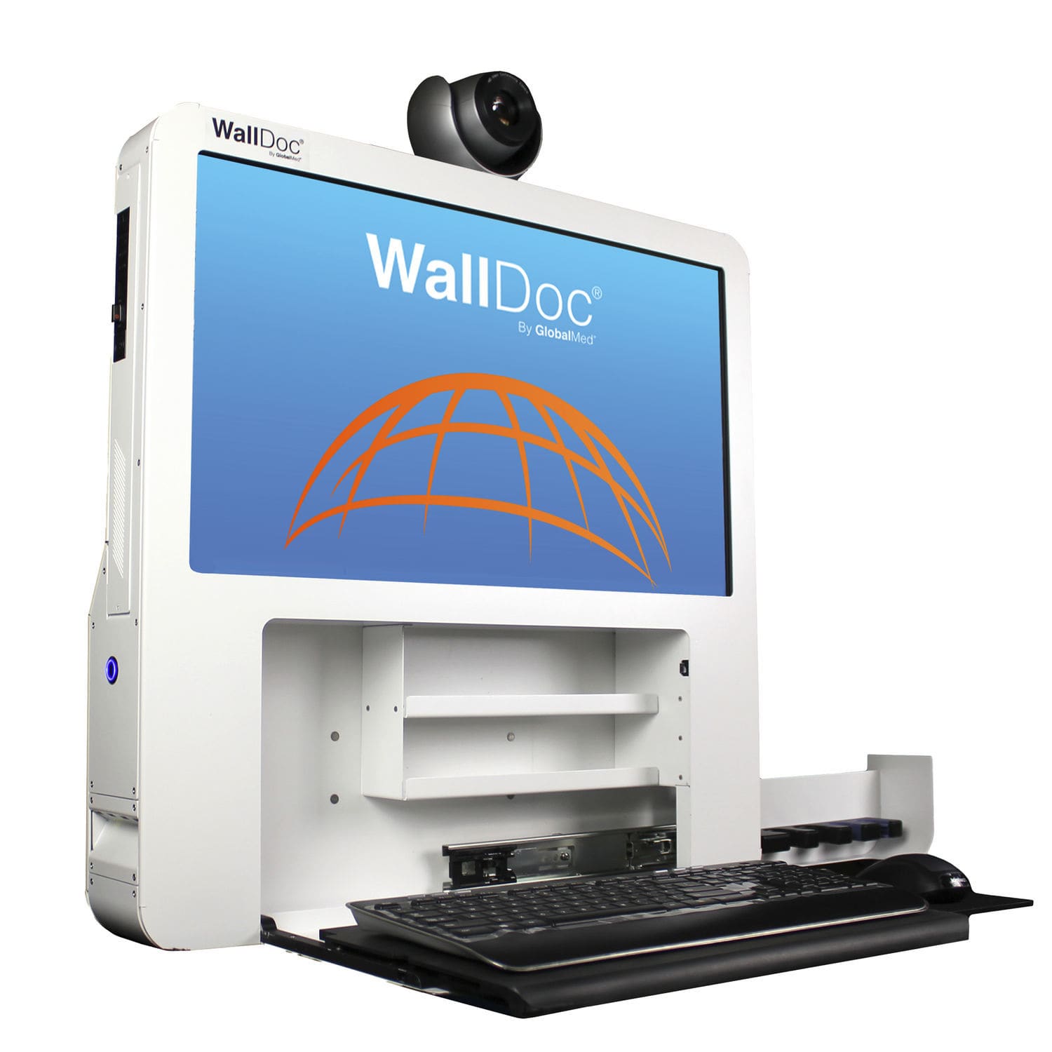 Workstation per telemedicina - WallDoc® - GlobalMed - da parete