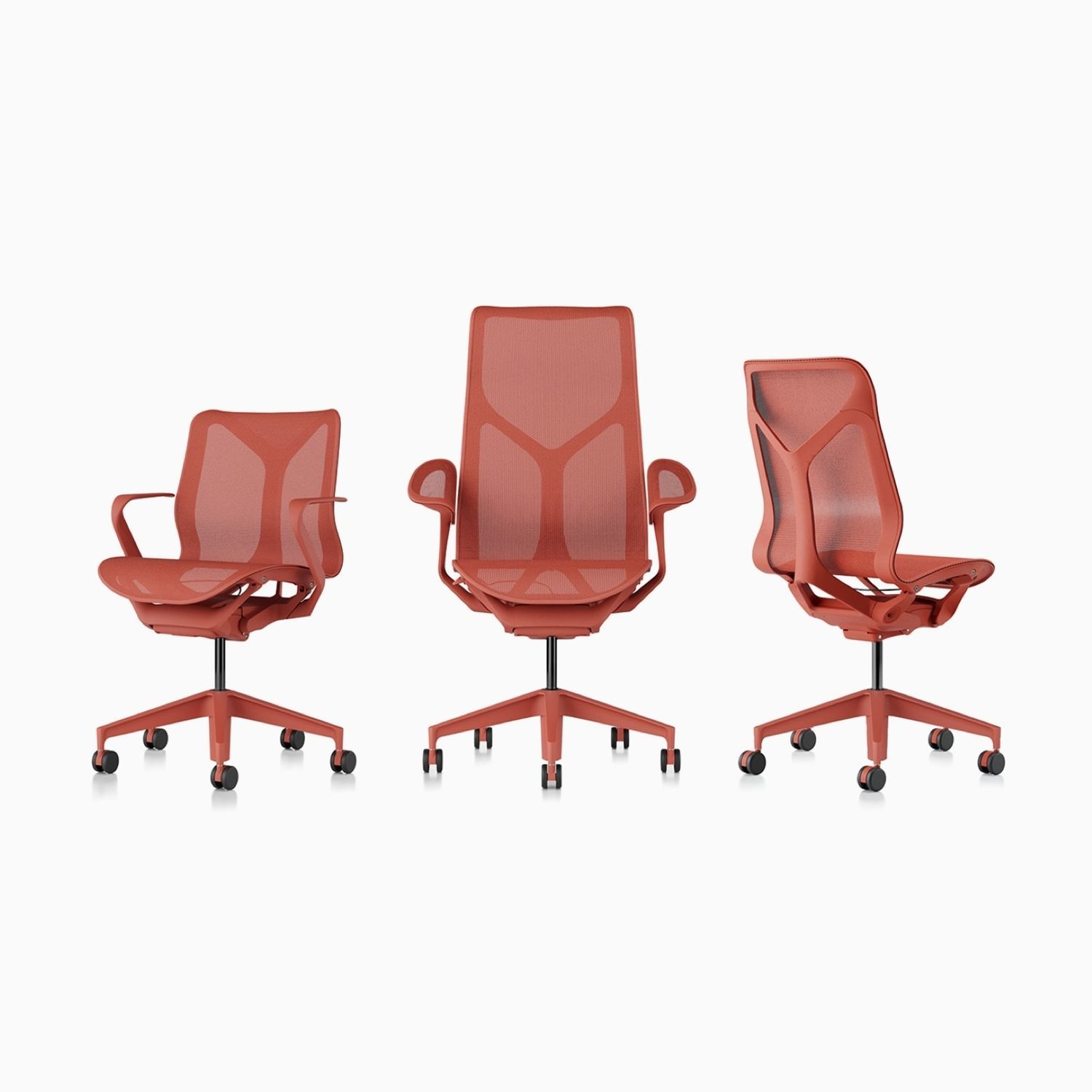Sedia da ufficio con braccioli - Cosm - Herman Miller - con rotelle ...