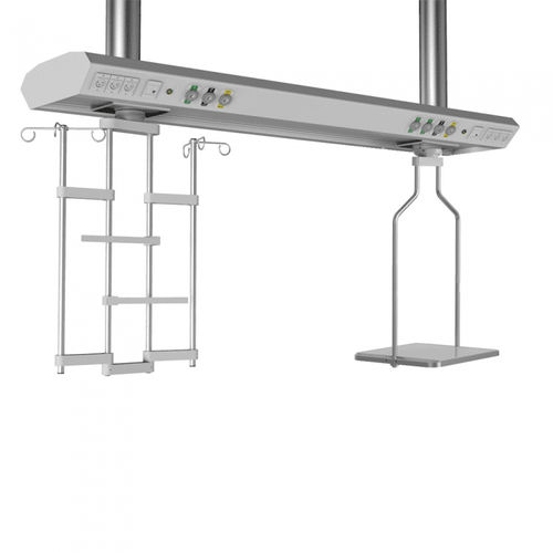 Trave tecnica - Silbermann Technologies - a soffitto / per terapia intensiva / modulare