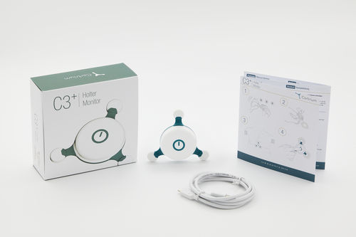 Holter ECG 3 canali - C3+ - Cortrium - con connessione wireless / USB