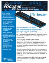 Display braille 40 celle - Focus 40 - Freedom Scientific
